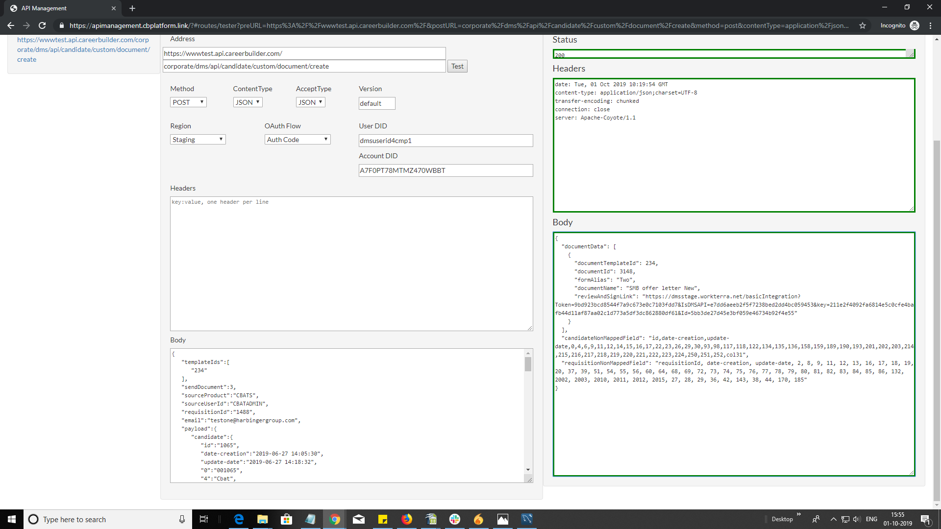 Dms 1937 Dms Api Custom Candidate Create Throwing Error For New